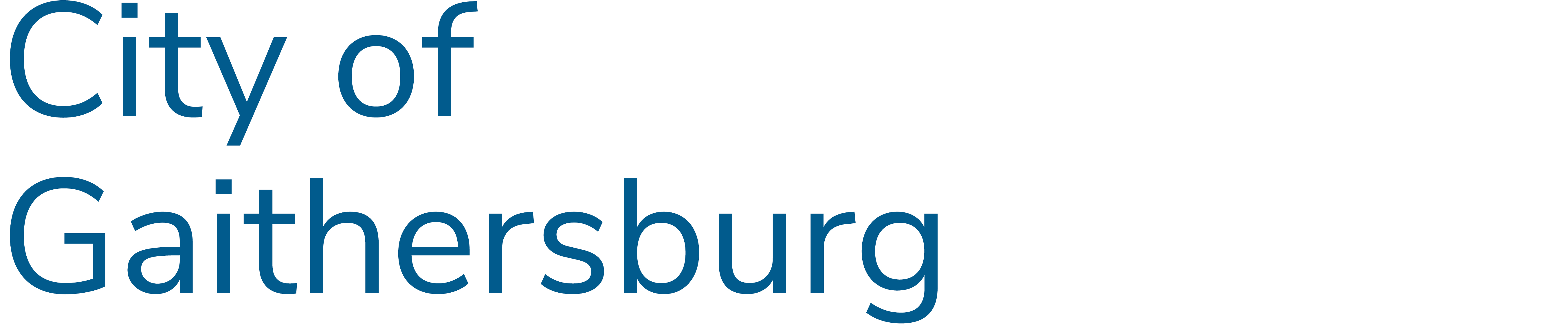 CITY OF GAITHERSBURG - 401A